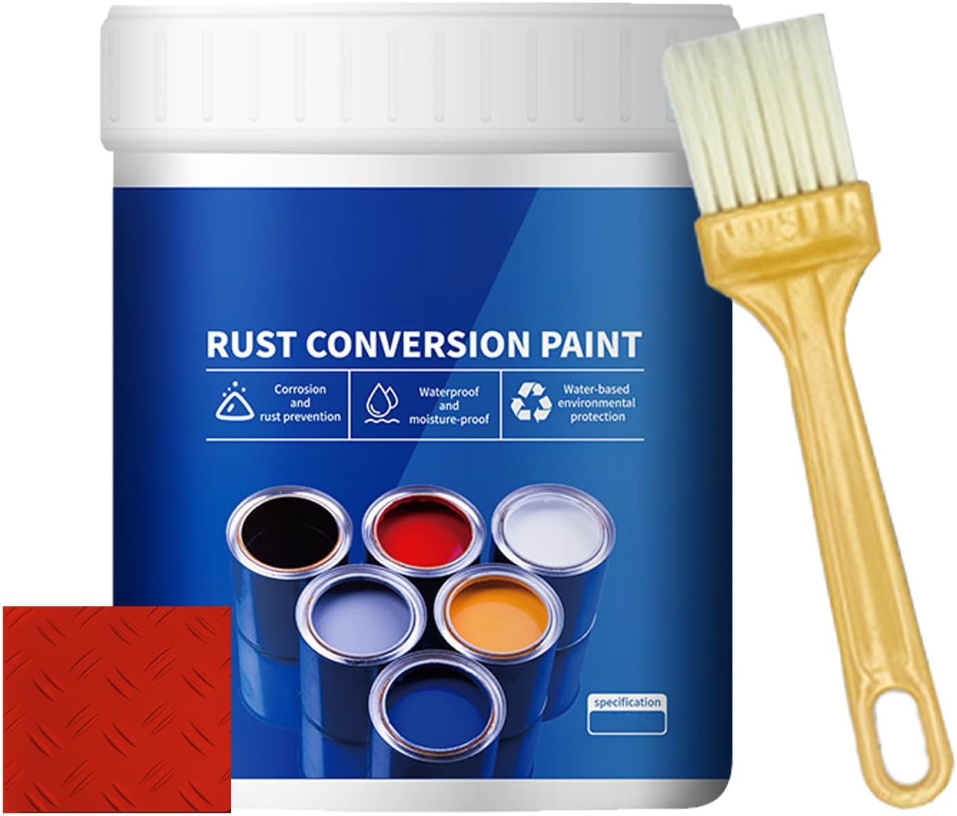 Weatherproof Rust Converter Paint for Metal, Rust Conversion Paint ...
