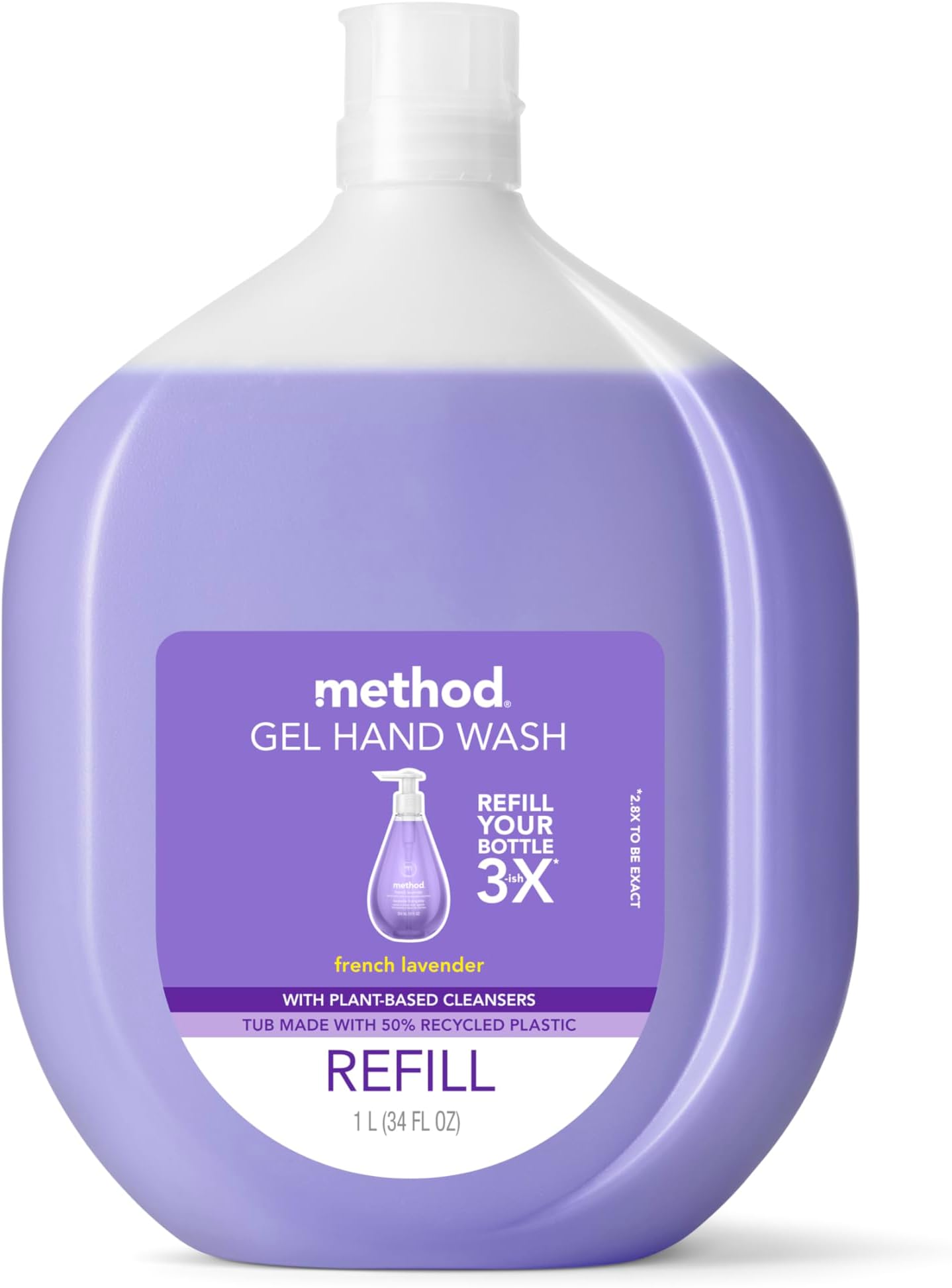 Amazon.com: Method Gel Hand Soap, Refill, French Lavender, Recyclable ...