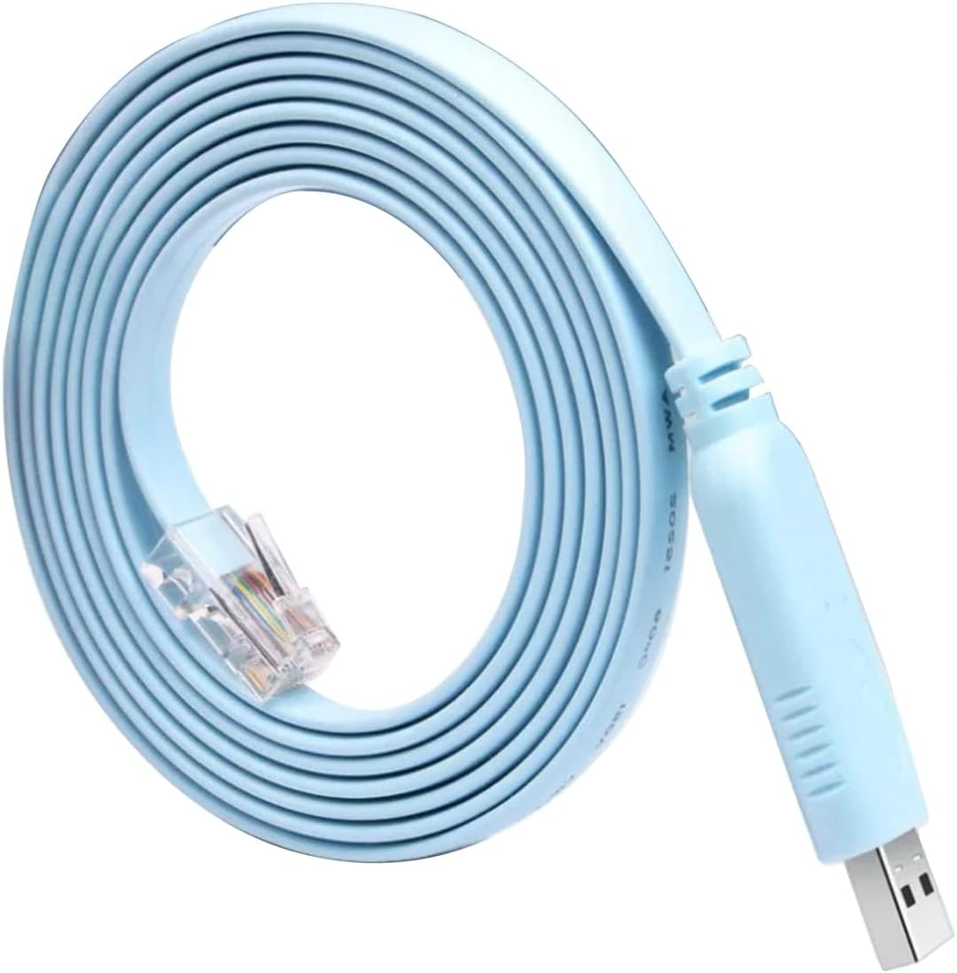 AdzMozi® USB Console Cable,USB to RJ45 Console Serial Console Cable ...