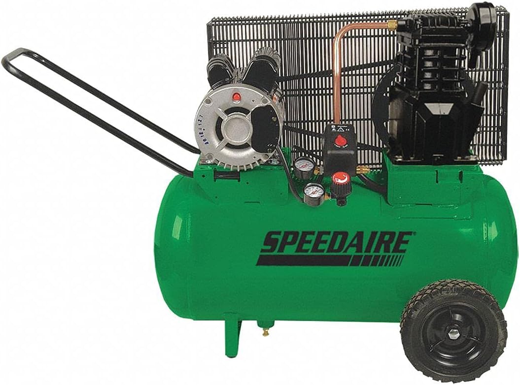 Amazon.com: Speedaire 3.0 HP, 230VAC, 20 gal. Portable Electric Barrel ...