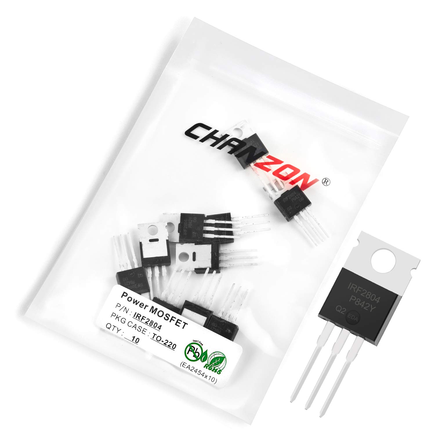 Chanzon IRF520 IRF520N IRF520NPBF NMOS 100V 9.7A transistor MOSFET de ...