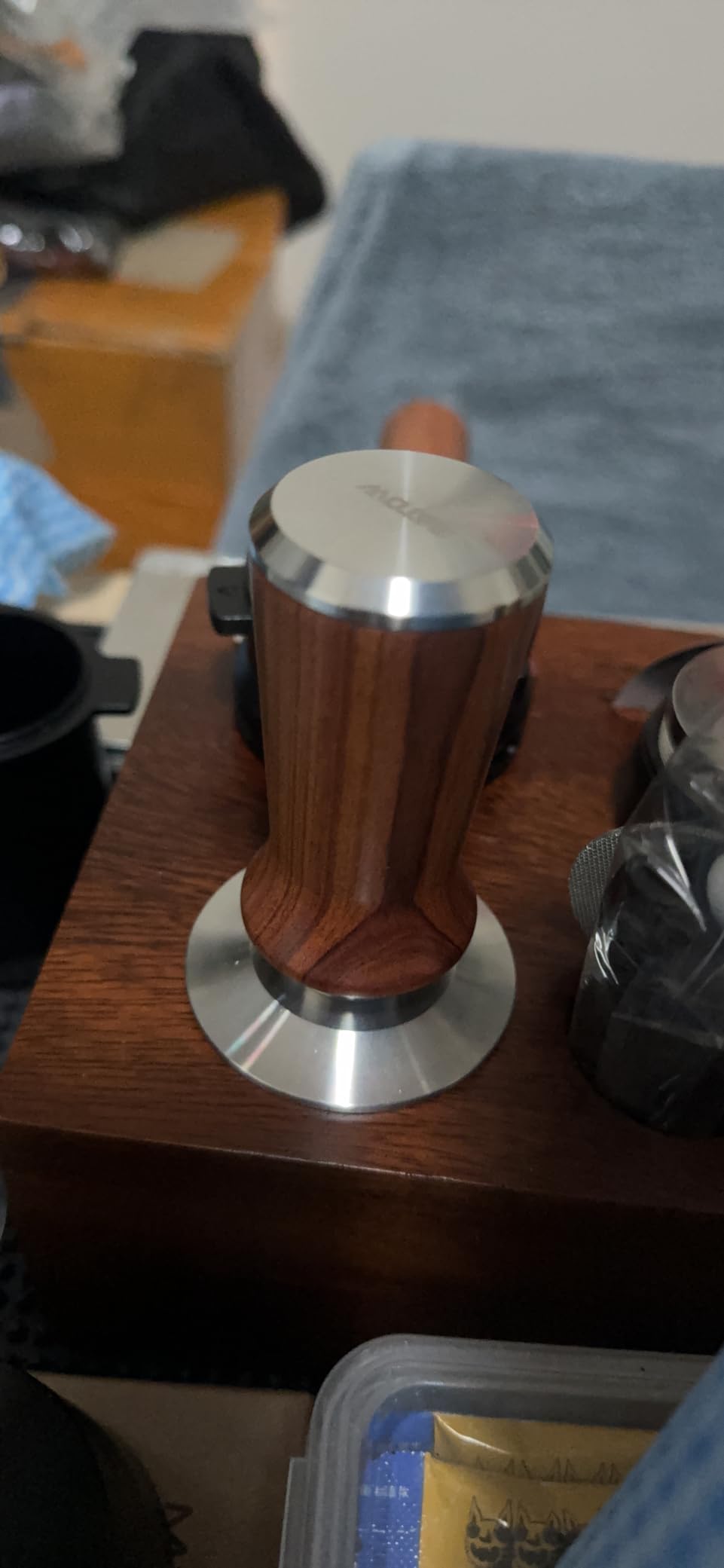 MATOW 58.5mm Espresso Hand Tamper, Dual Calibrated Spring Loaded Coffee ...