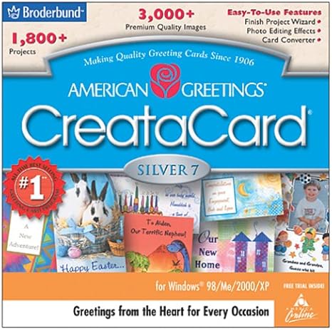 Amazon.com: American Greetings CreataCard Silver 7 (Jewel Case)