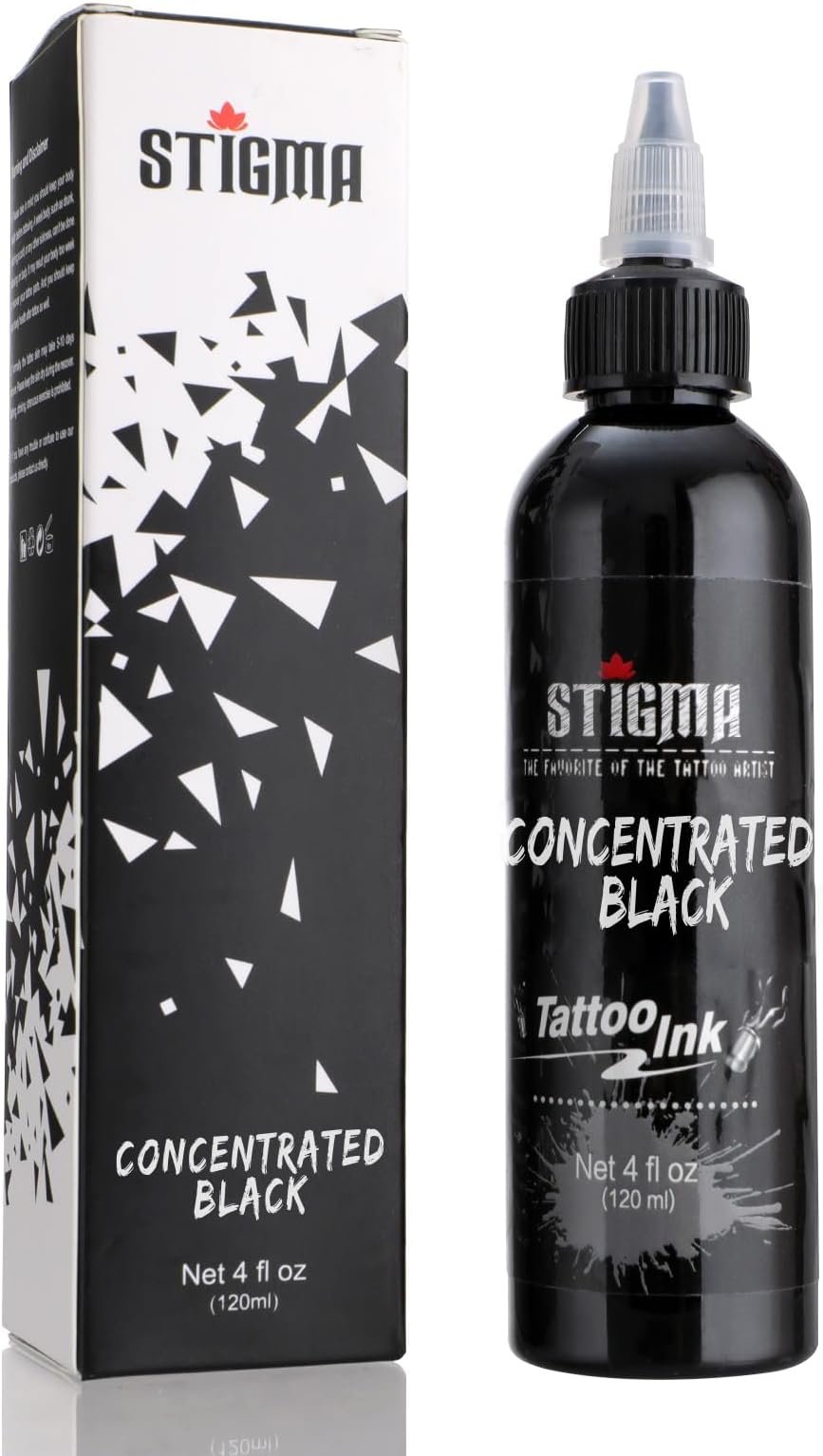 Amazon.com: Dynamic Color Co. - Black Tattoo Ink, Long Lasting Vivid ...