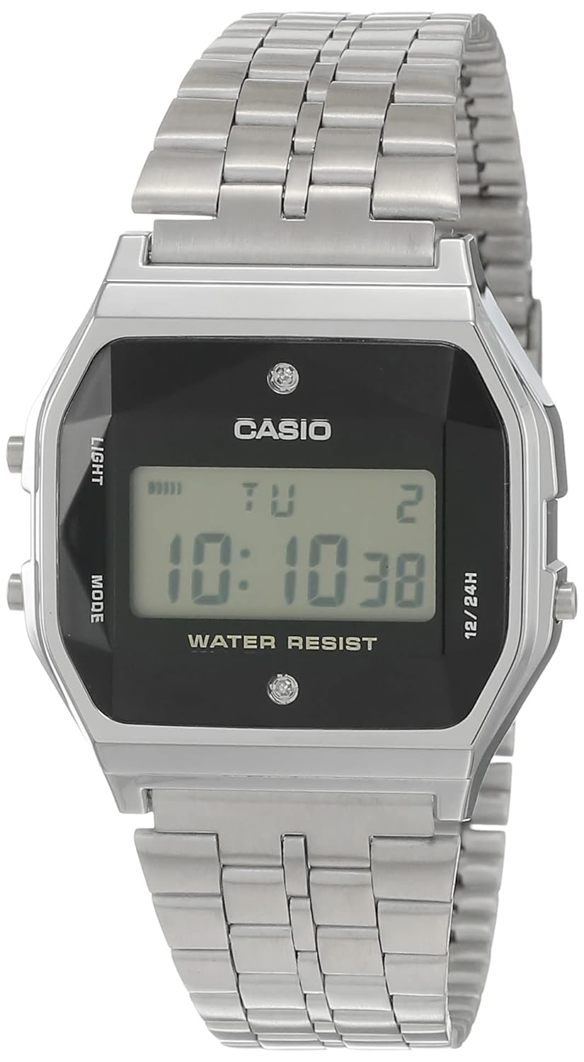 Casio Vintage Series Digital Black Dial Unisex Watch - A159WAD-1DF(D163 ...