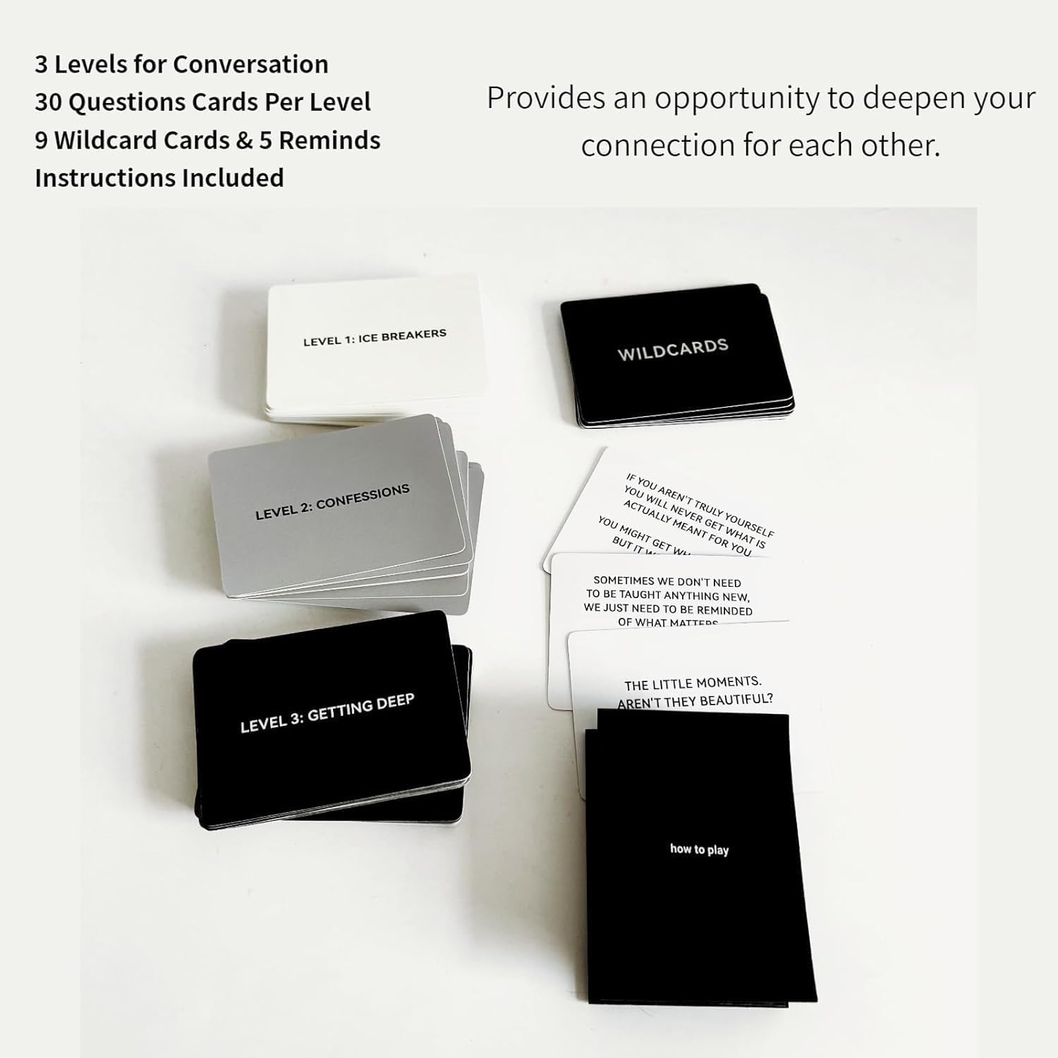 How Deep Will You Go? 99 Icebreaker Conversation Cards, Game of ...