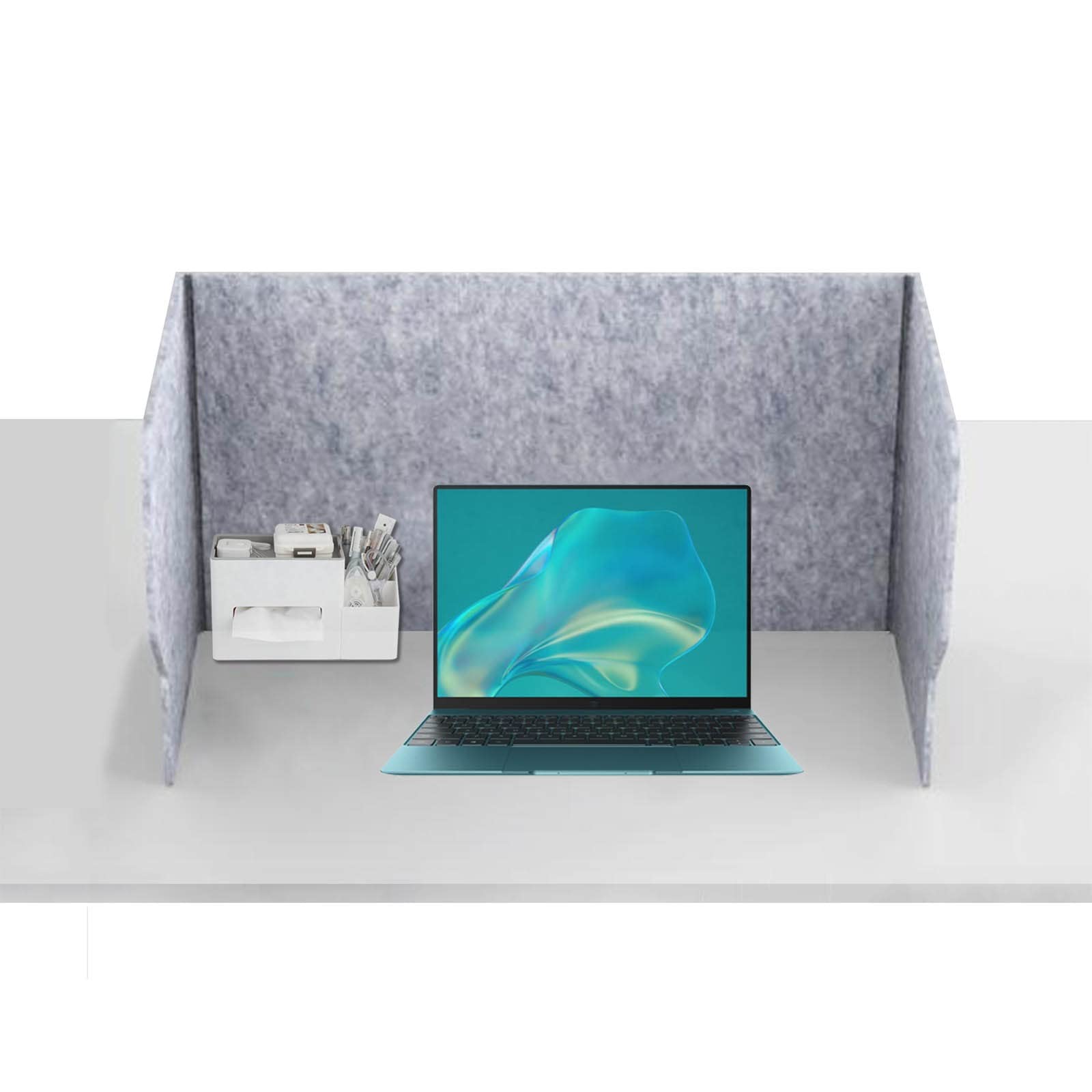 Amazon.com: Desk Partition Desk Privacy Panel Desk Divider Stand Up ...