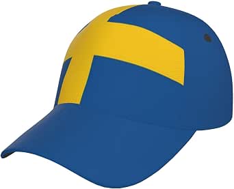 Amazon.com: Sweden Flag Baseball Cap Men Women Dad Hat Classic ...
