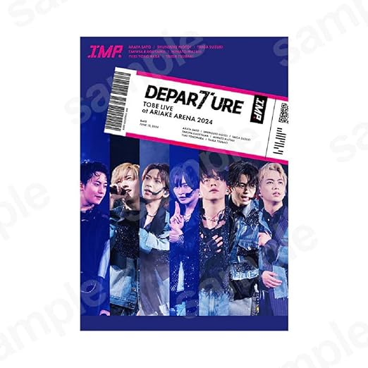 Amazon.co.jp: 【初回生産限定盤(Blu-ray)】 IMP. TOBE LIVE at ARIAKE ARENA 2024 DEPARTURE アイエムピー ライブ デパーチャー ...