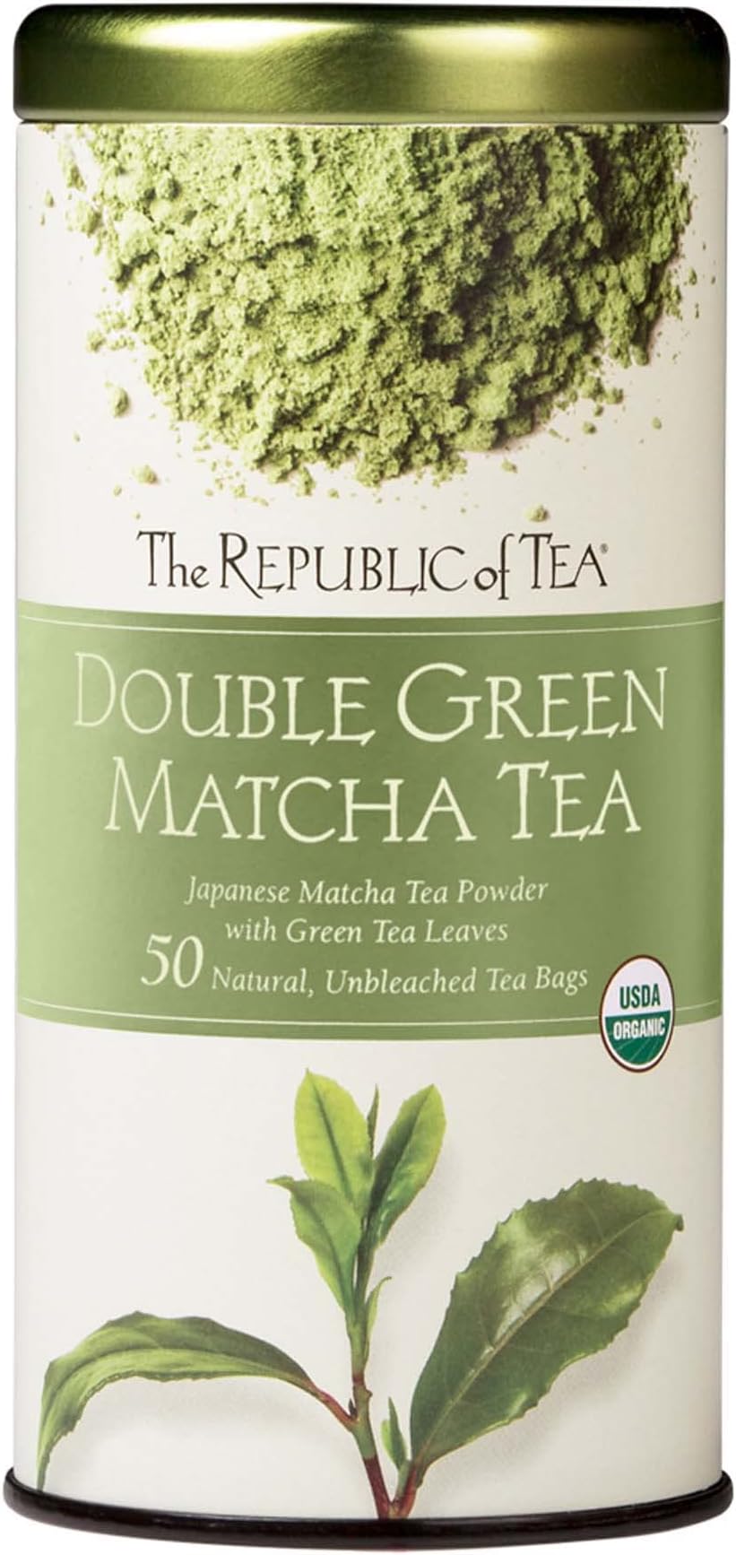 Amazon.com: The Republic of Tea - Organic Double Green Matcha ...