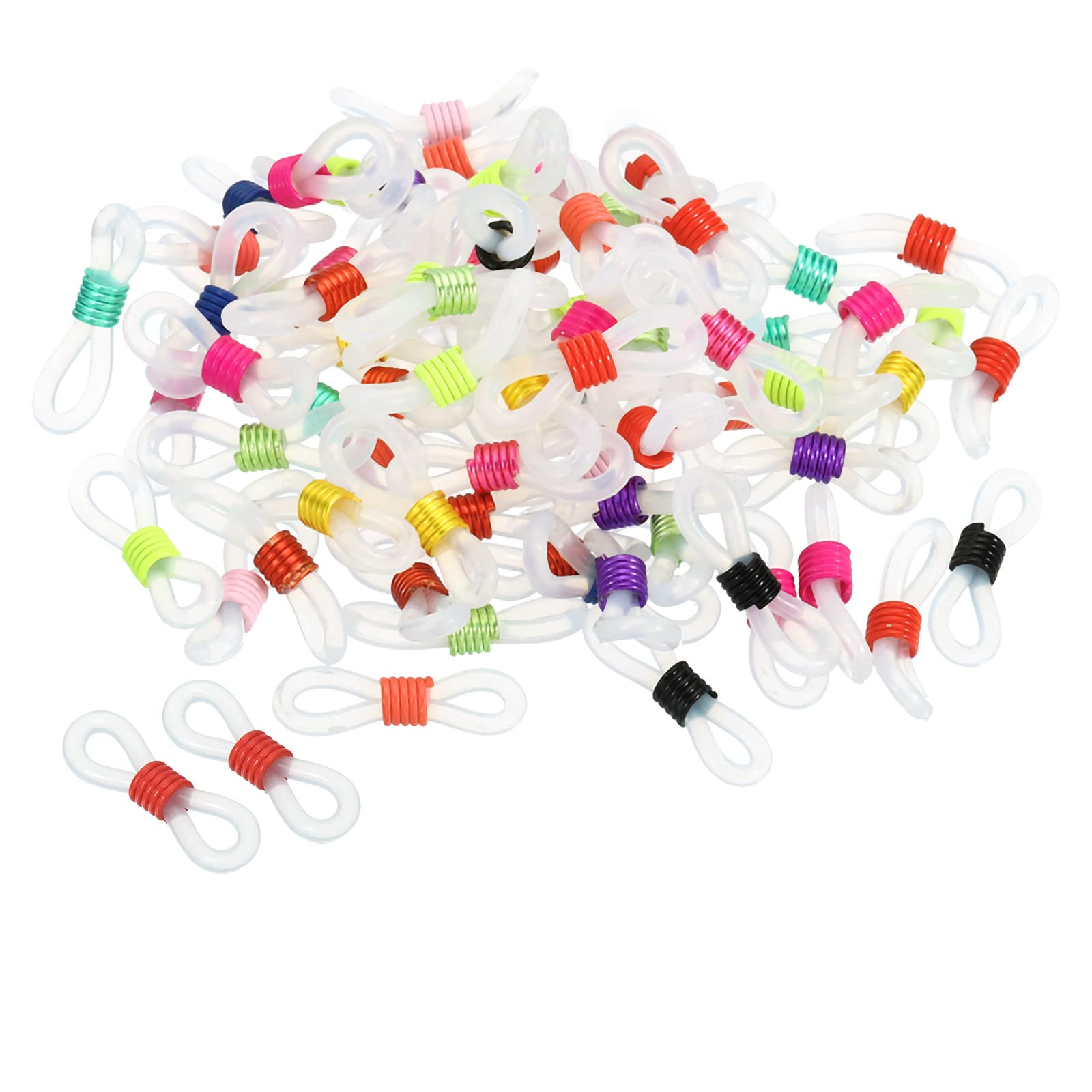 Glasses Slip Stopper Adjustable Silicone Eyeglass Chain Ends - 80 ...