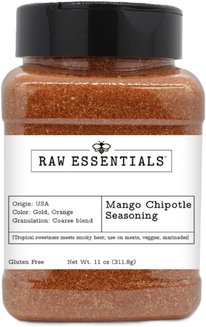 Amazon.com : Raw Essentials Mango Chipotle Seasoning - Sweet, Savory ...