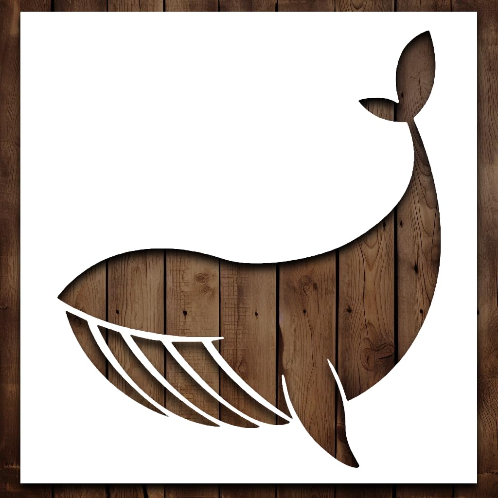 Whale Mandala Stencil Crafts Stencil Painting