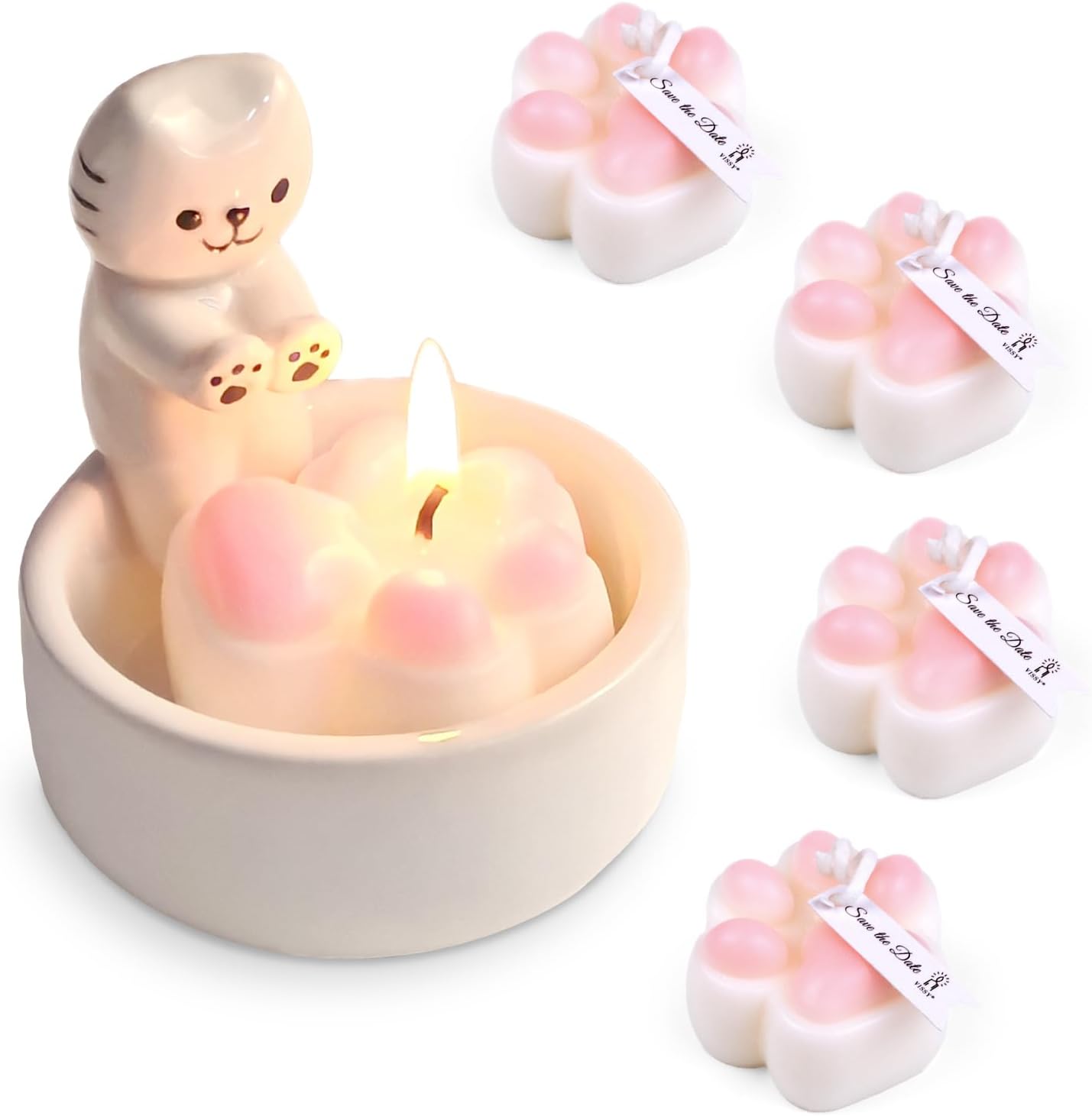 Amazon.com: Veronese Design 2 Inch Black Cats Candle Tea Light Holder ...