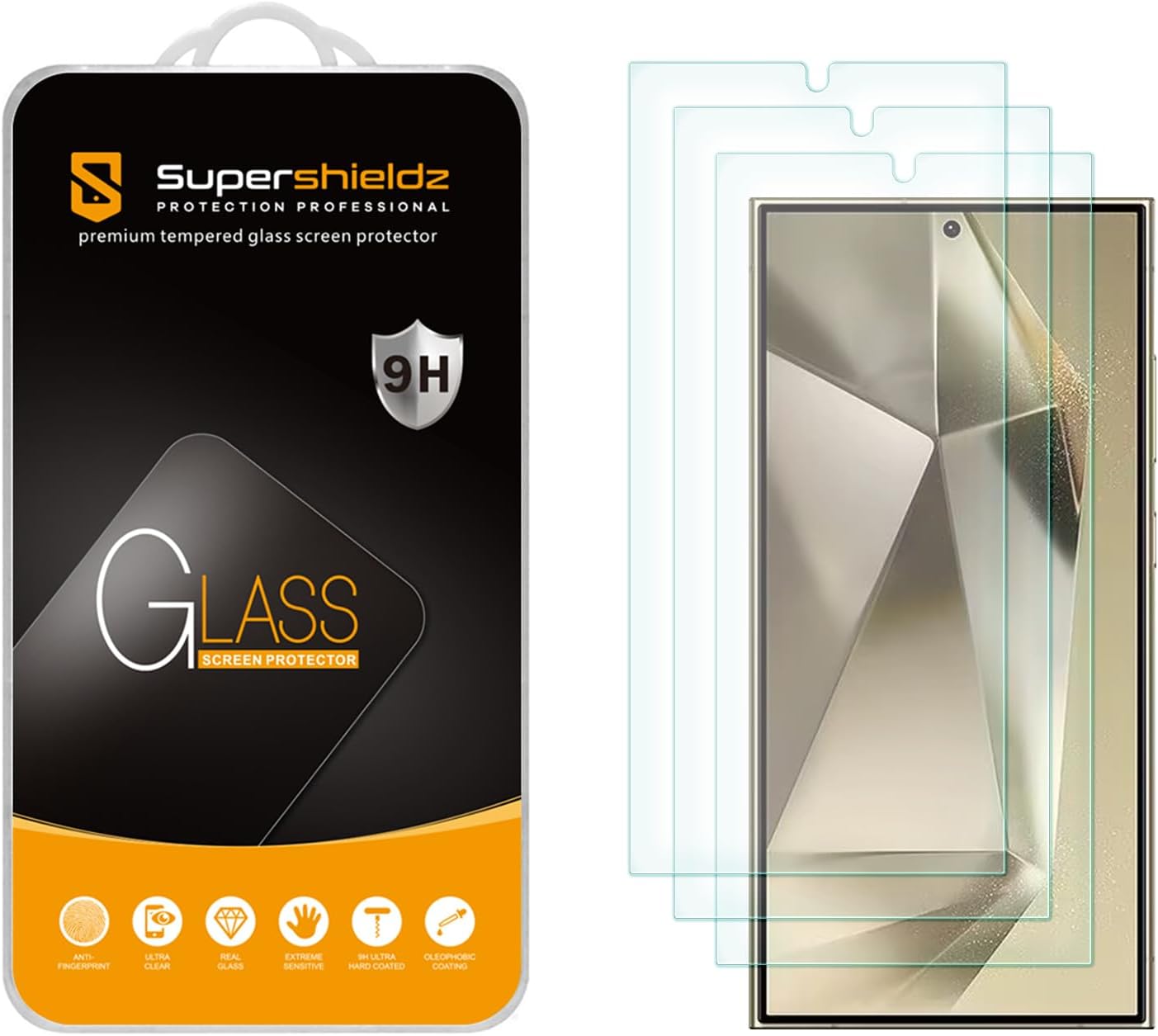 Amazon.com: Supershieldz (3 Pack) Designed for Samsung (Galaxy S24 ...