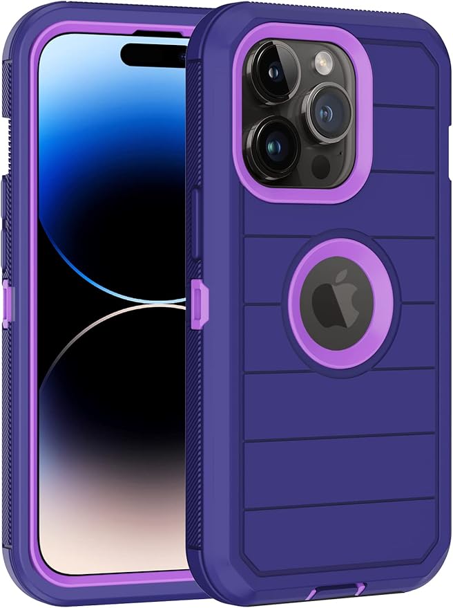 Amazon.com: Aimoll-88 for iPhone 14 Pro Max Case,[with Built-in Screen Protector] [10 FT ...