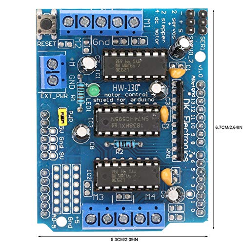 Expansion Board,L293D Motor Control Shield Motor Drive Shield Module ...