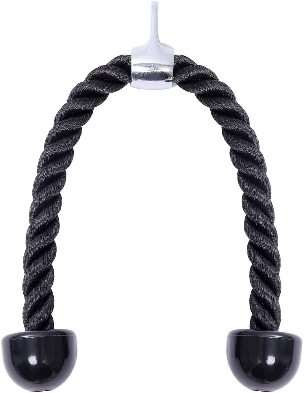 Diagtree Heavy Duty Tricep Rope Pull Down Bicep Rope Complete ...