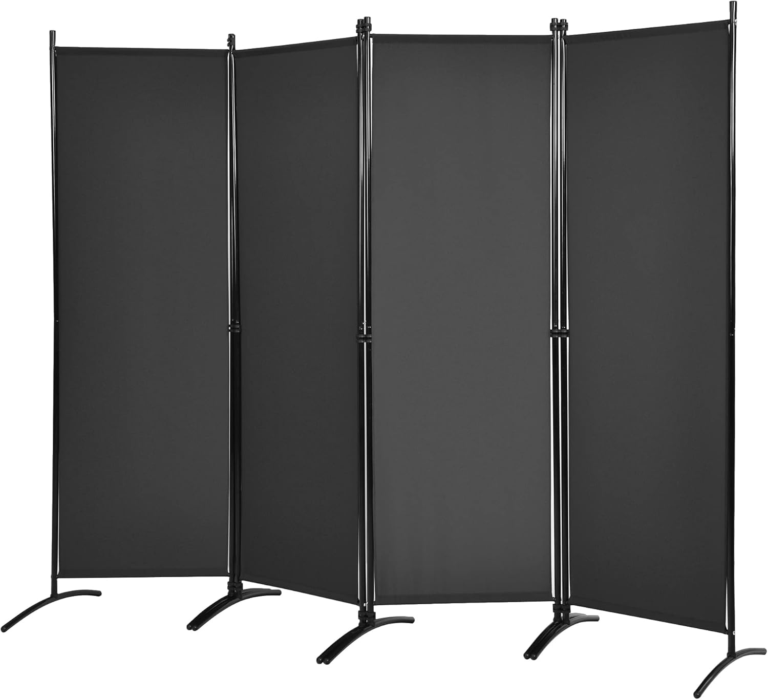 Multigot 1/4-Panel Room Divider, Folding Wall Privacy Fiber Screen ...