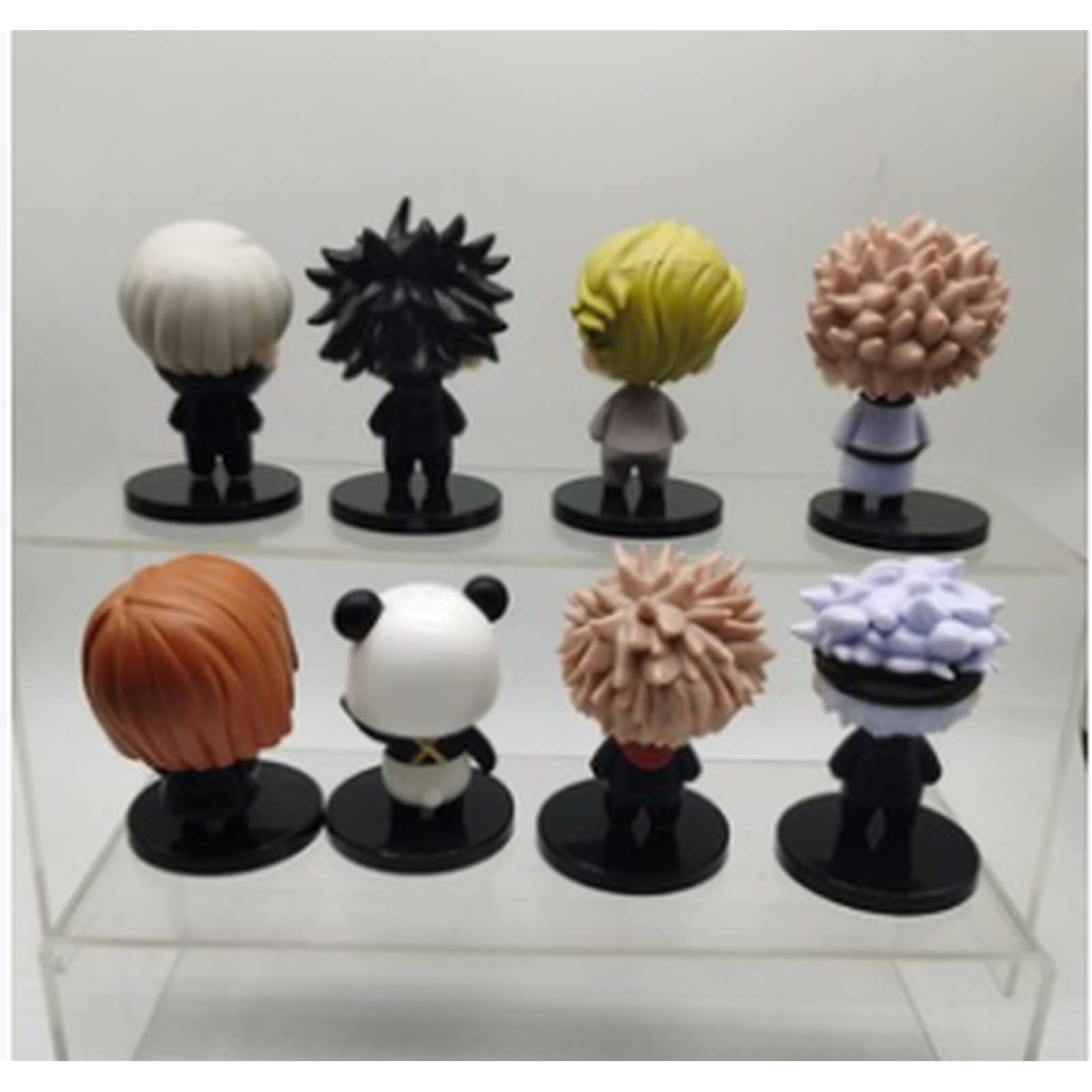 Buy 8 pcs Jujutsu Kaisen Anime Figure Itadori Yuji Fushiguro Megumi ...
