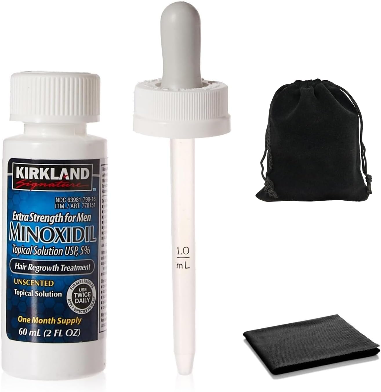 Amazon.com : Advanced 5% Minoxidil For Men Hair Regrowth Treatment for ...