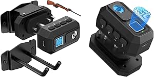 Amazon.com: AINIRO Biometric Gun Trigger Locks – Portable & Wall ...