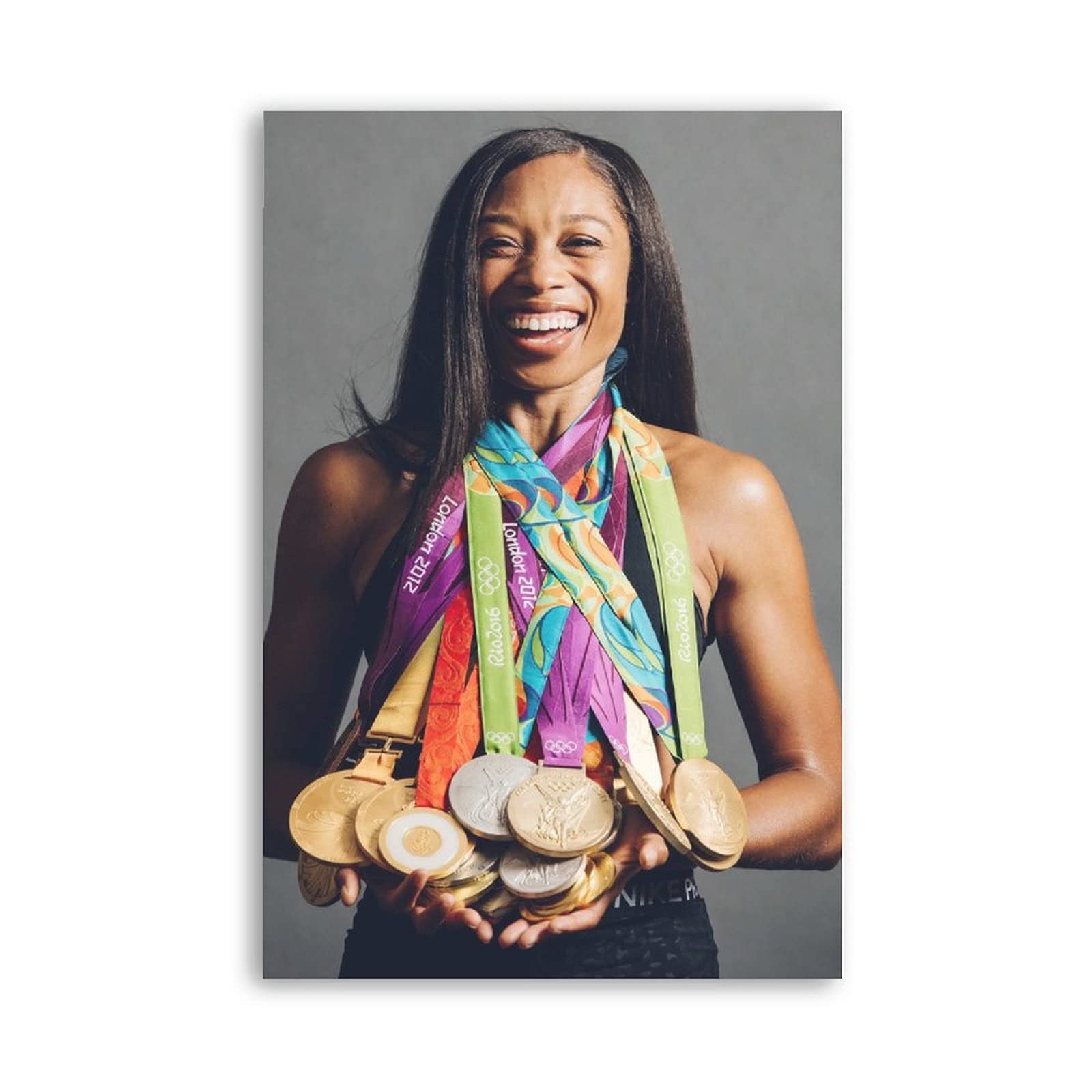 Allyson Felix Poters American Track And Field Athlete Poster Tokyo ...