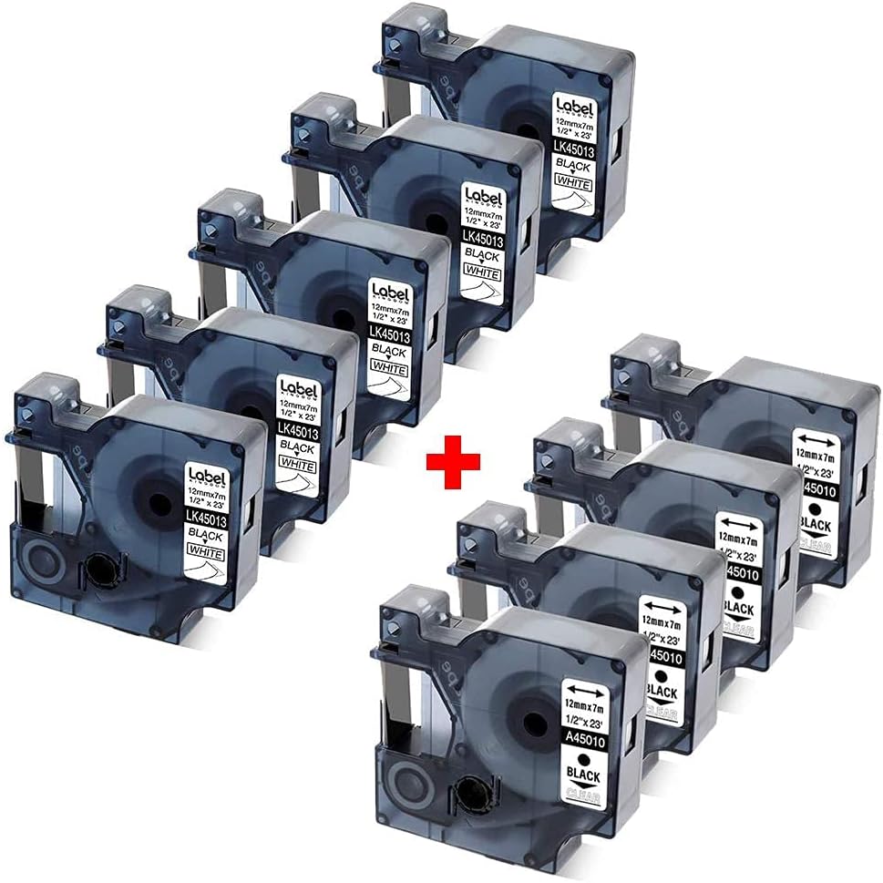 Amazon.com: Label KINGDOM Compatible Label Replace for Dymo d1 Label ...