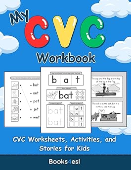 Amazon.com: My CVC Workbook: CVC Worksheets, Activities, and Stories ...
