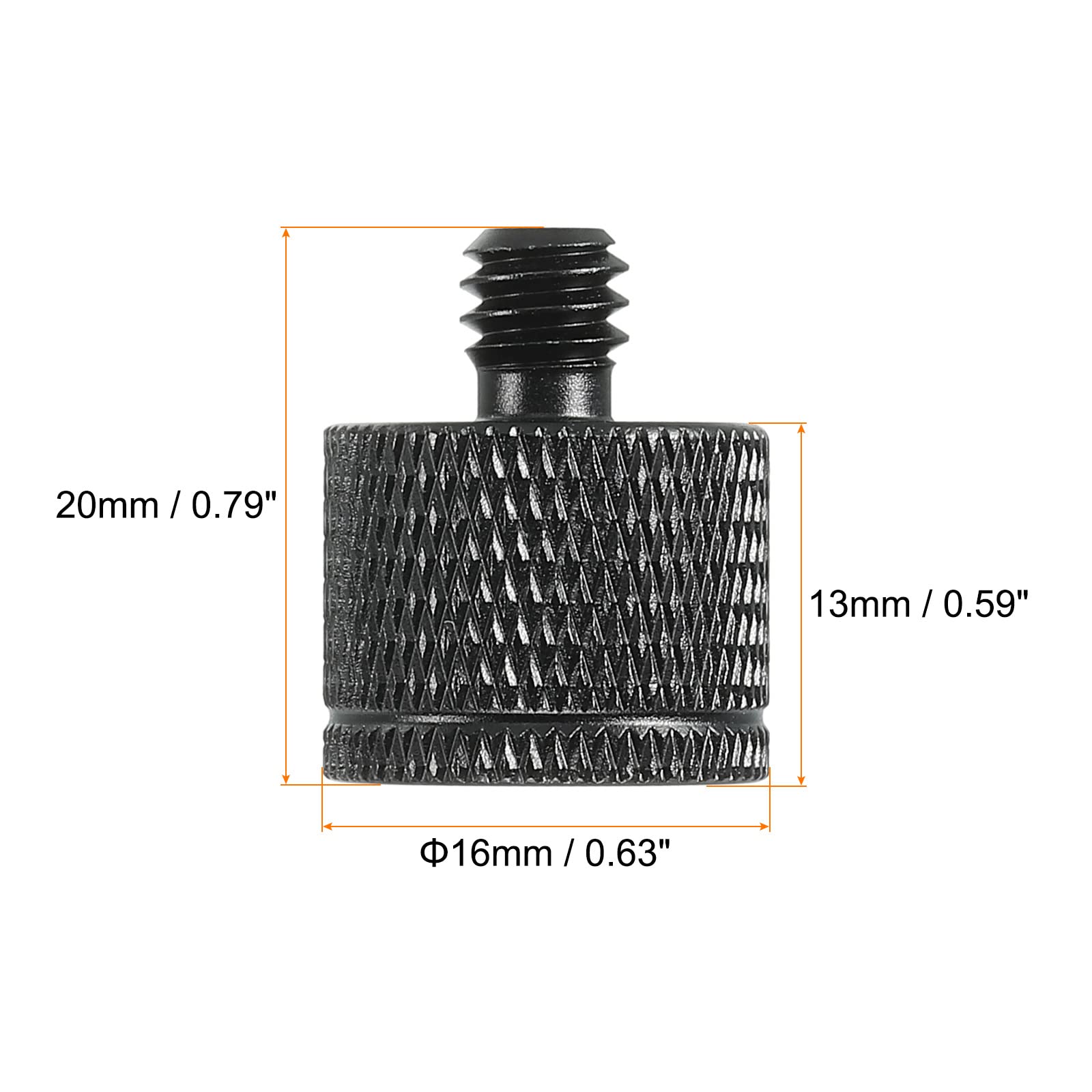 Snapklik.com : Mic Stand Adapter M8 Female To 1/4 Male Camera Screw ...