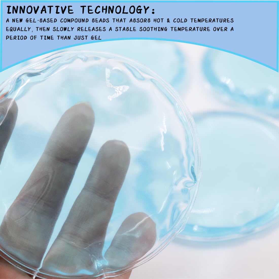 Snapklik.com : 6 PCS Ice Packs, ReusableIce Ice Pack, Auxiliary Fever ...