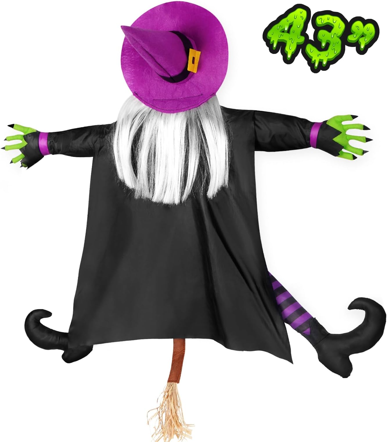 Amazon.com: Betty Bash Crashing Witch into Tree Halloween Yard ...