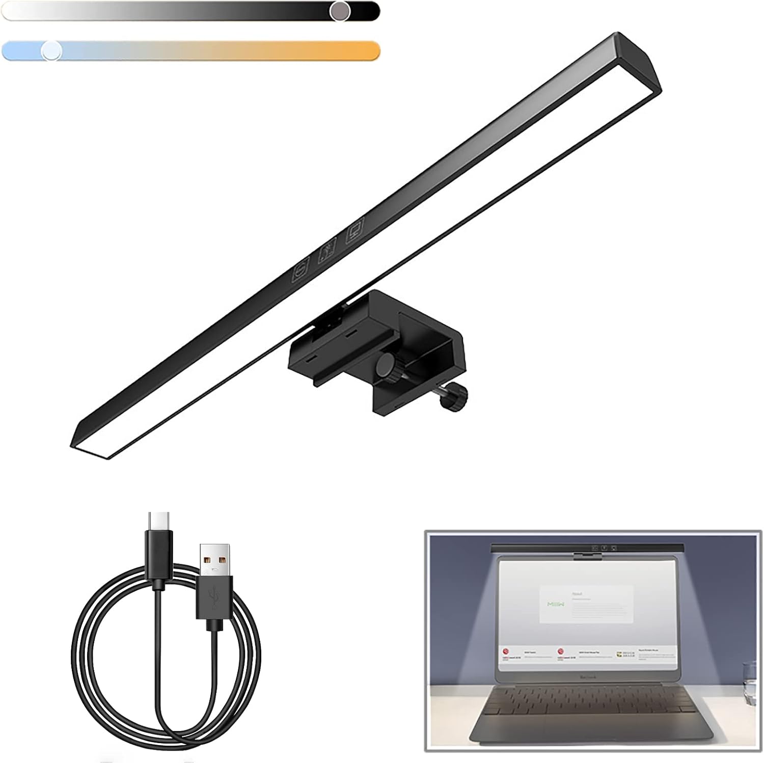 Amazon.com: ANKBOY Monitor Light Bar for Video Calls, LED Computer ...