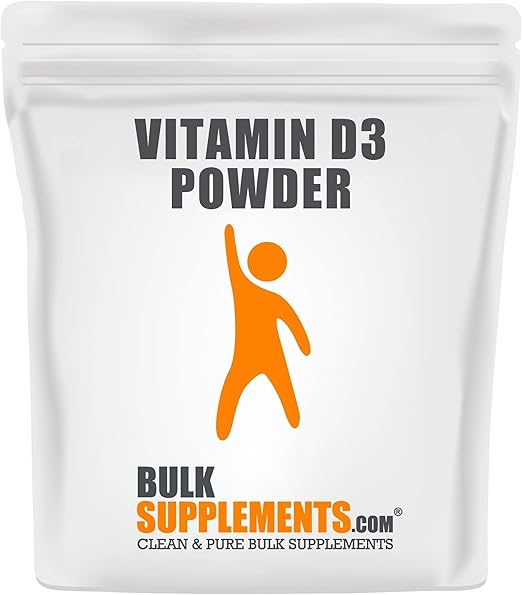 Amazon.com: BulkSupplements.com Vitamin D3 Powder (Cholecalciferol ...