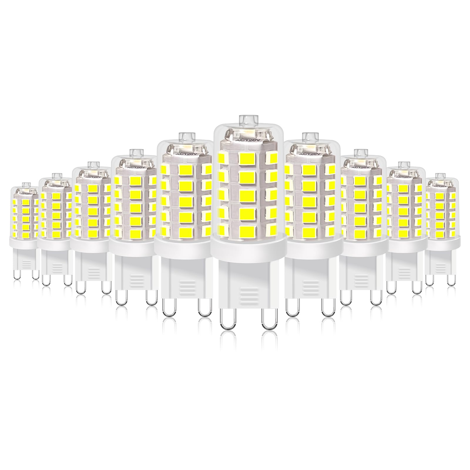 BUBO G9 LED Bulb 6000K Daylight 430 Lumens, 3W Equivalent 40W T4 G9 ...