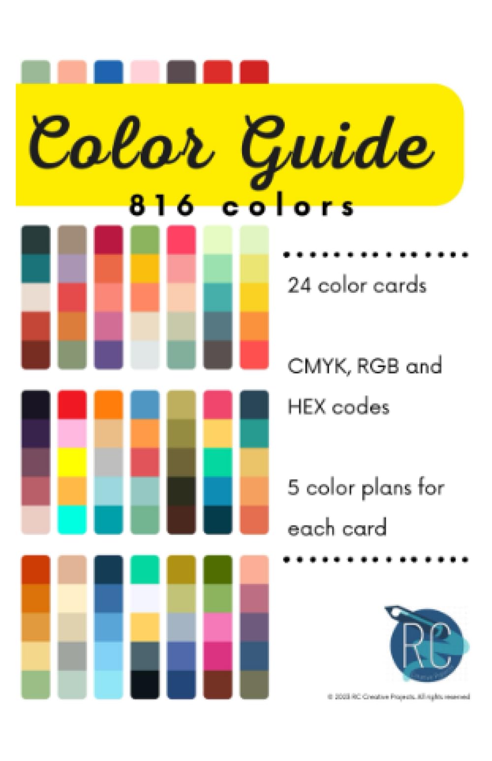 Buy Color Guide: Digital Color Tool for Creators: 816 Colors - CMYK RGB ...