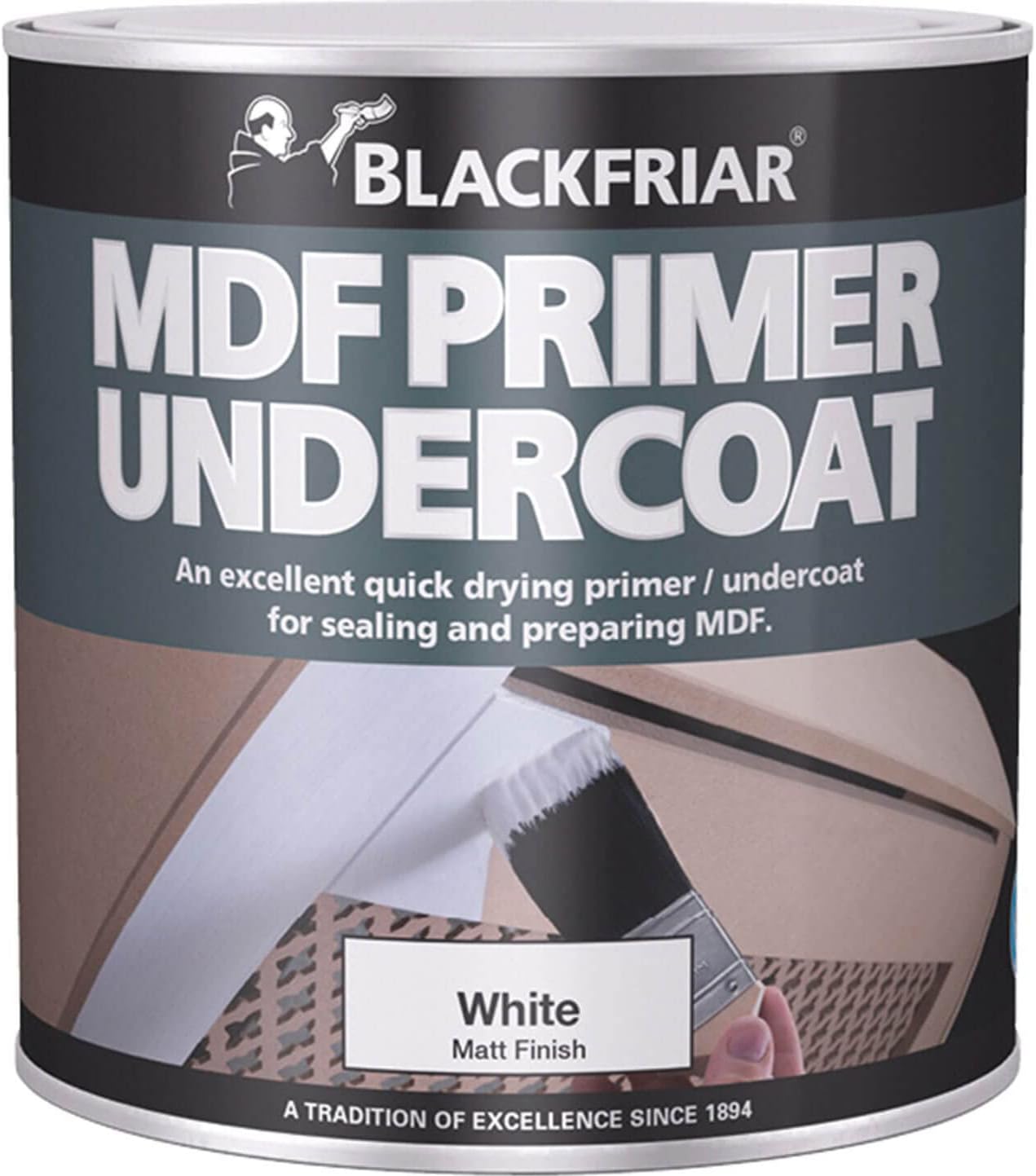 Quick Drying MDF Primer and Undercoat 500ml White - Amazon.com