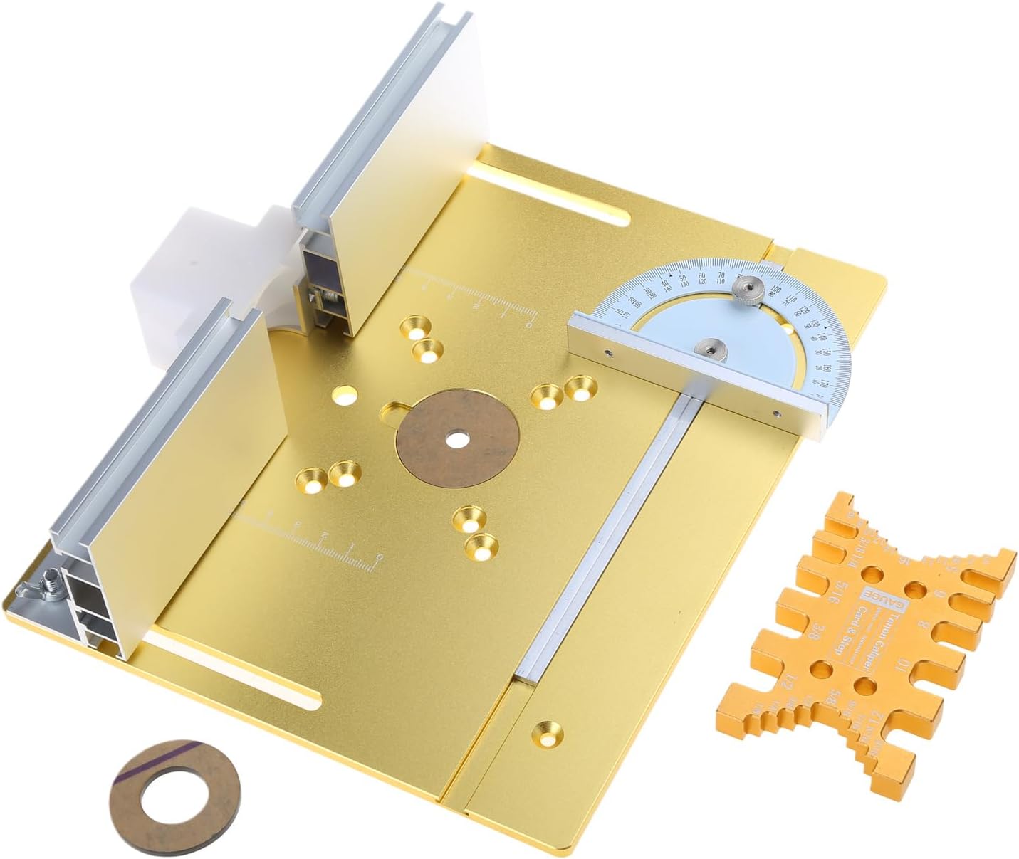 DOUDINGMAO Router Plate Aluminum Router Table Plate for Woodworking ...