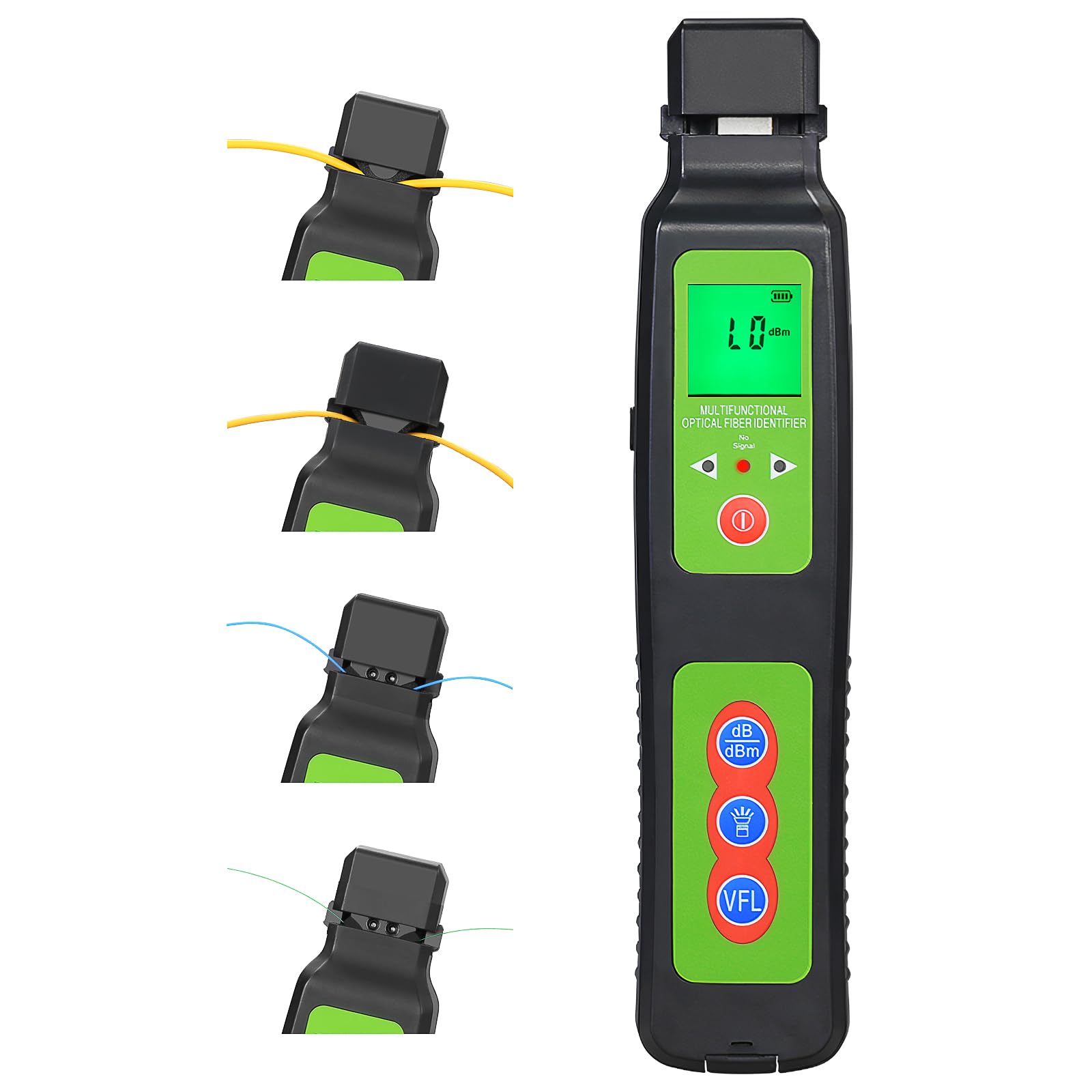 Green A-40A Live Fiber Optic identifier All-in-one Built in Visual ...