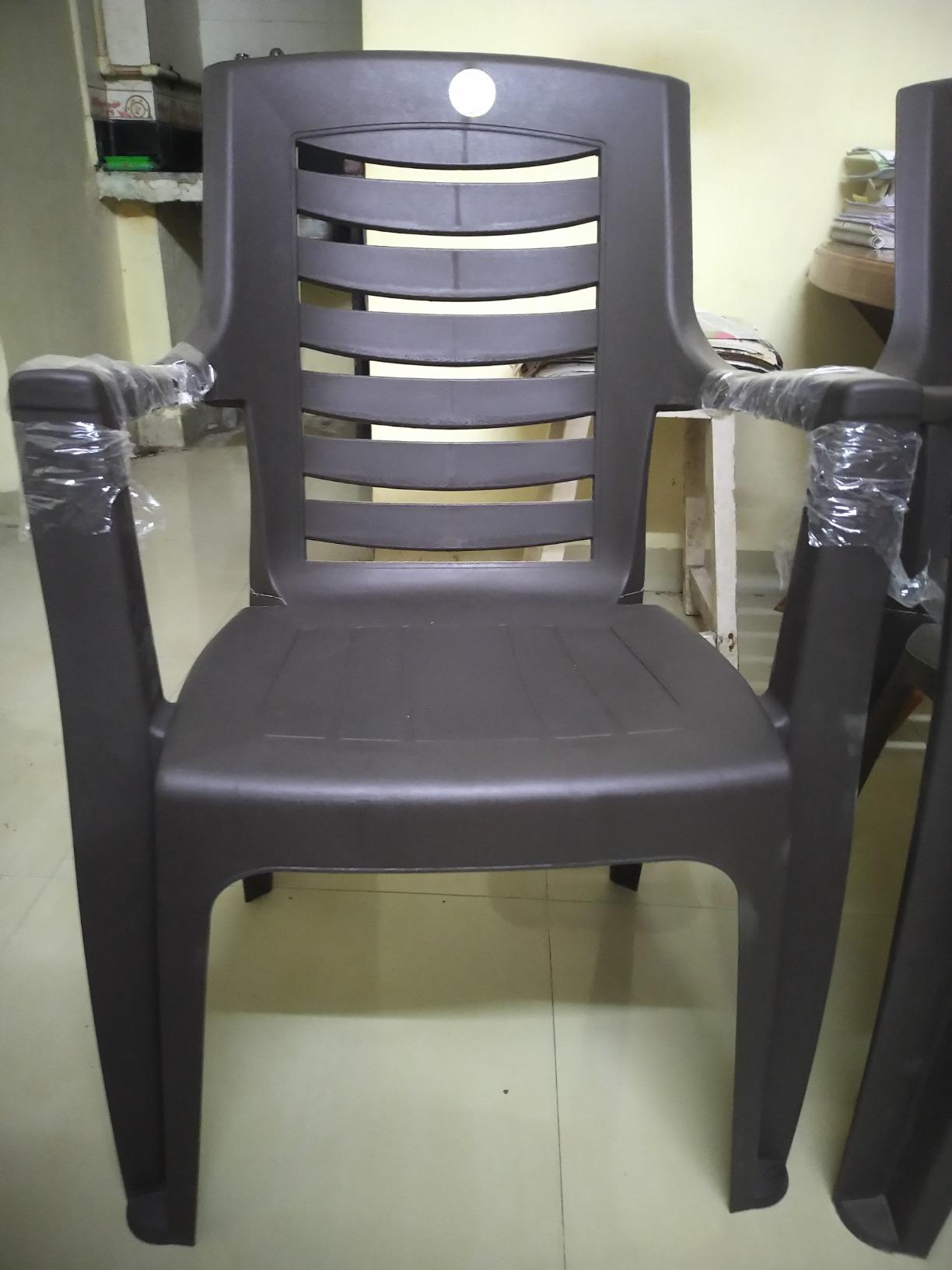 Cello Ultra Matt Chairs (Plastic, Brown, Set of 2) dev : Amazon.in ...