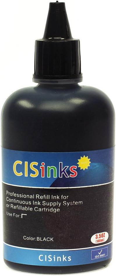 Amazon.com: Cisinks GI-290 Pigment Black Refill Ink Bottle Set ...