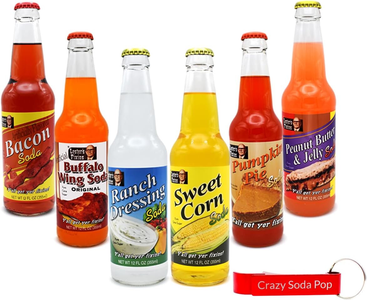 Amazon.com : Generic Bazooka Soda | 6 Pack of Soda Pop with Real Cane ...