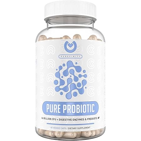 Amazon.com: Premium Probiotics 60 Billion CFU w/ Organic Prebiotics ...