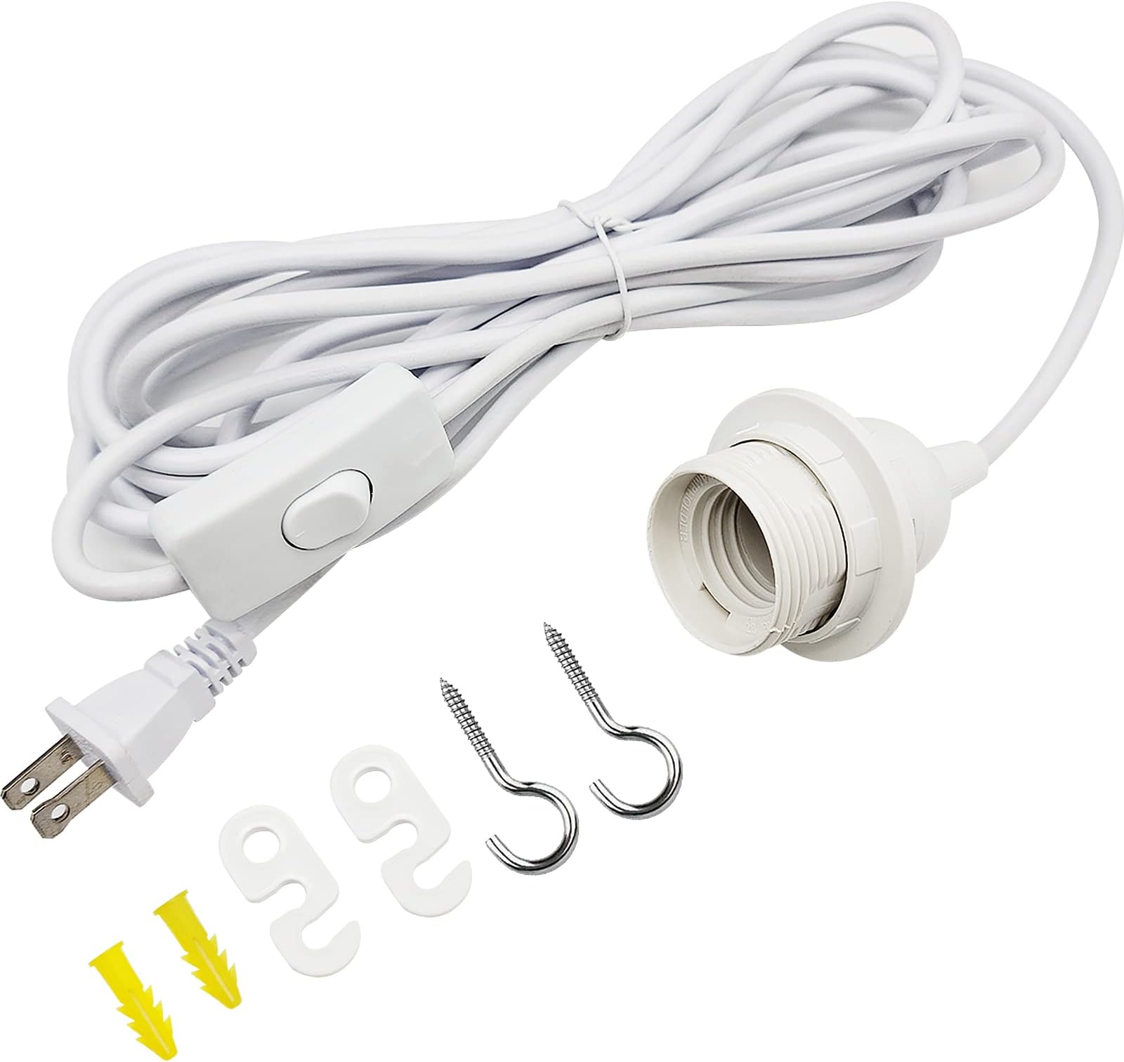 Pendant Light Cord Plug in Pendant Light 15Ft Hanging Pendant Light ...