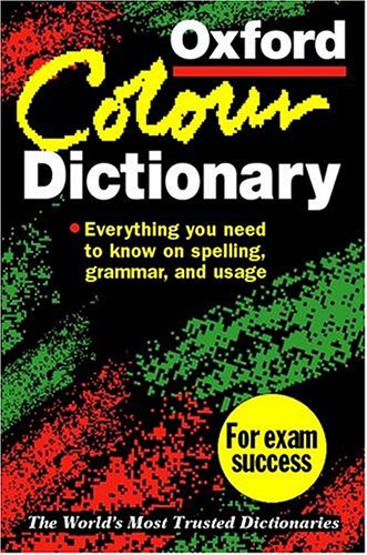 Amazon | The Oxford Colour Dictionary | Stevenson, Angus, Elliott ...