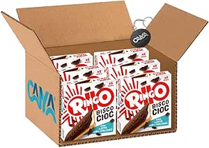 6X Pavesi Ringo Bisco Cioc Snack Biscotto con Crema al Latte e ...