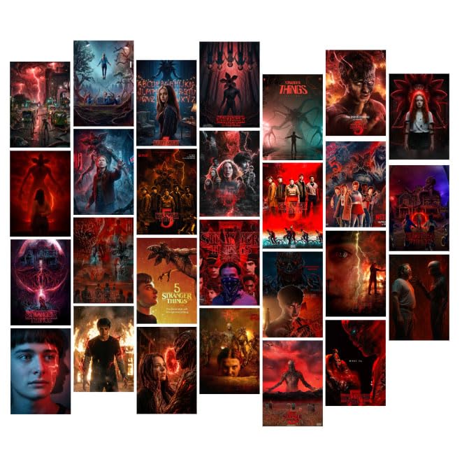 Posters Inc A6 Size Pack Of 27 Stranger Things Mini Posters Featuring ...