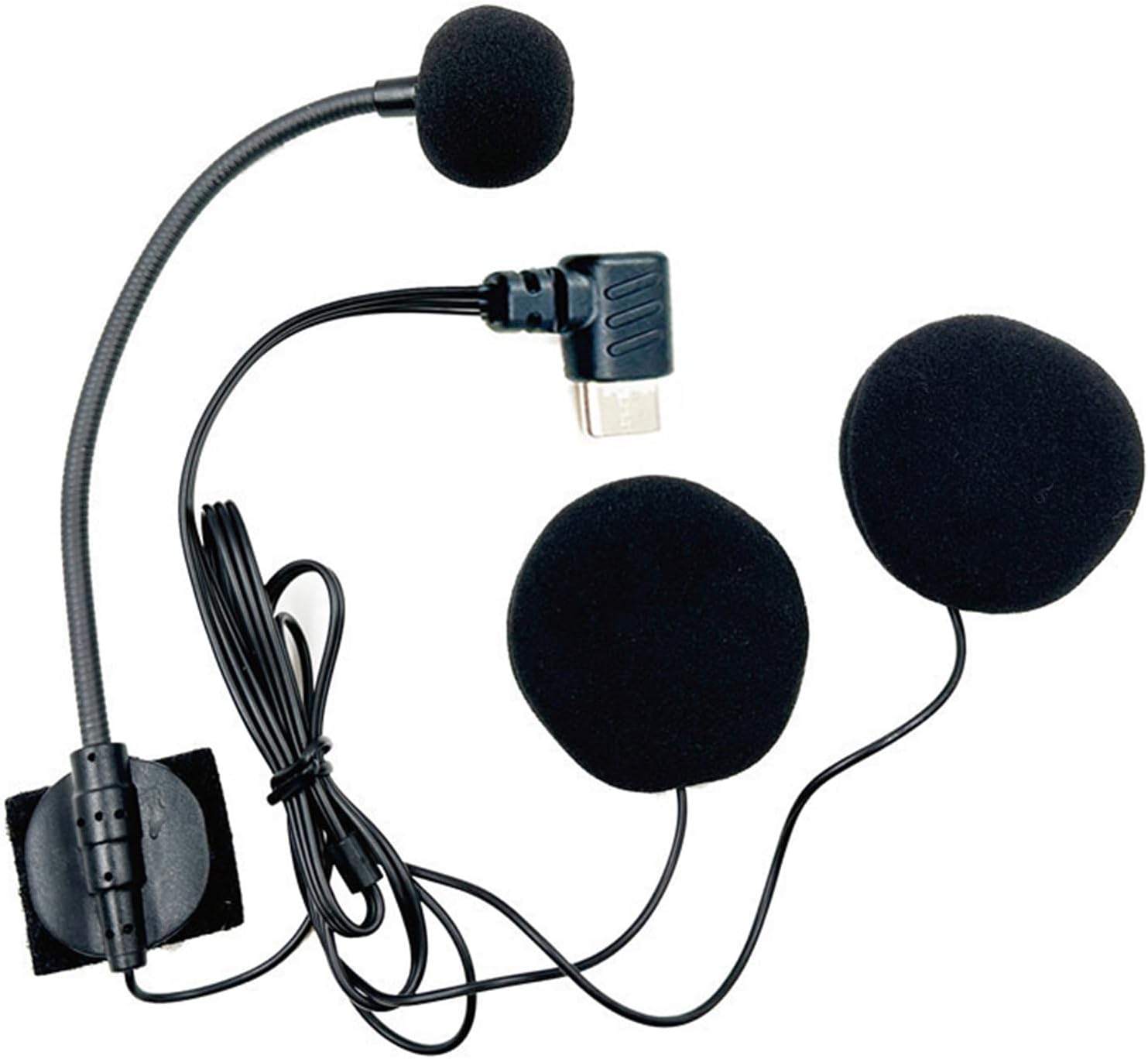 WWHJR Type C Half Covered Helmets Headphone Microphone Omnidirectional ...