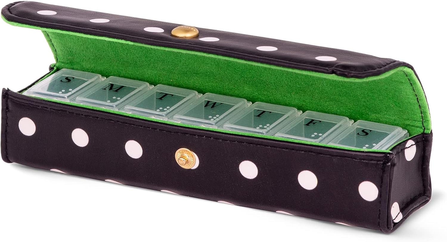 Amazon.com: Kate Spade New York 7 Day Pill Organizer, Travel Medicine ...