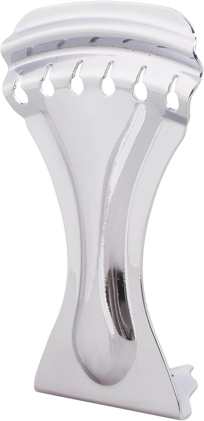 Amazon.com: Dobro Tailpiece Chrome Zinc Alloy Tailpiece for 6 Strings ...